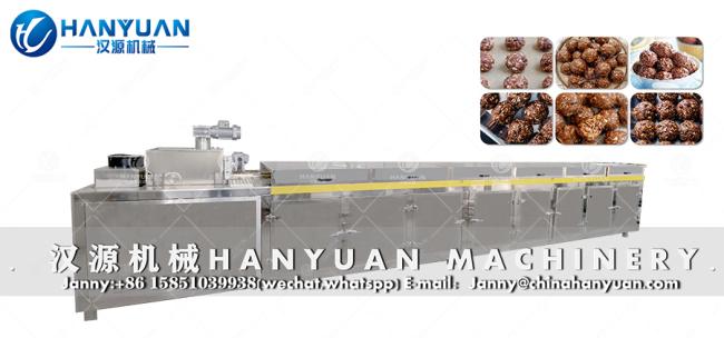 Oat Choco Ball Making Machine - full view