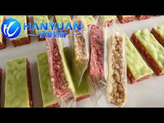 Double Layer Cereal Protein Bar Ultrasonic Cutting Production Line