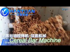 puffed cereal granola bar production line