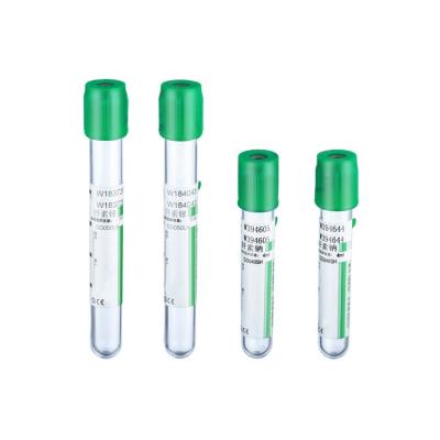 China Medical Plastic Blue Green gray Plasma Blood Collection Tube Disposable Plasma Tube for sale