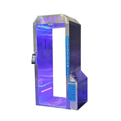 China Intelligent Thermometry Atomization Disinfection Door for sale