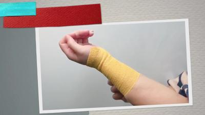 China High Quality Cotton Rigid Adhesive Sports Tapes for Leg Guard & Hand Guard for sale