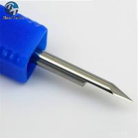 China 1-2 Flutes Engraving CNC Bits Solid Carbide Flat Bottom V Shape Groove End Mill for sale