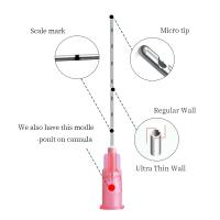 China disposable blunt tip micro cannula needle 25g 38mm for injection for sale