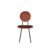 China Stackable Solid Wood Upholstered Dining Chairs Space Saving Wooden Padded Dining Chairs for sale