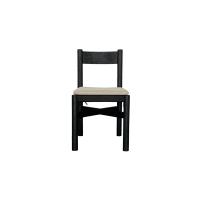 China Black Solid Wood Upholstered Dining Chair  CYC-016 for sale