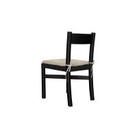 China Black Solid Wood Upholstered Dining Chair  CYC-016 for sale