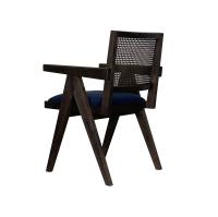 China Cane Back Solid Wood Upholstered Armchair CYC-019-CB for sale