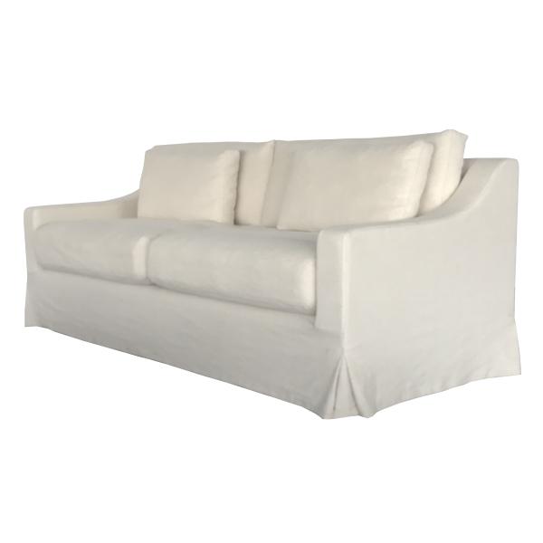 Quality Transitional High-Back 3-Seater Slipcovered Sofa SF-005 for sale