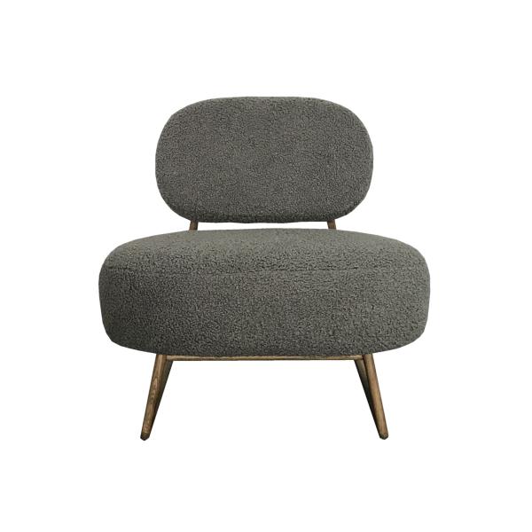 Quality Sled Style Solid Wood Lounge Chairs Easy Cleaning Contemporary Lounge Chair for sale