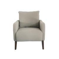 Quality Modern Linen Upholstered Accent Armchair 72*87*84cm UV Protection Dustproof for sale