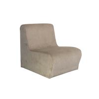 Quality Soft Corduroy Upholstery Modern Armless Lounge Chair 54*67*60cm Comfortable for sale