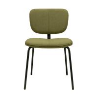 Quality Modern Metal Frame Upholstered Dining Chair Moisture Proof Beautiful And Stylish for sale