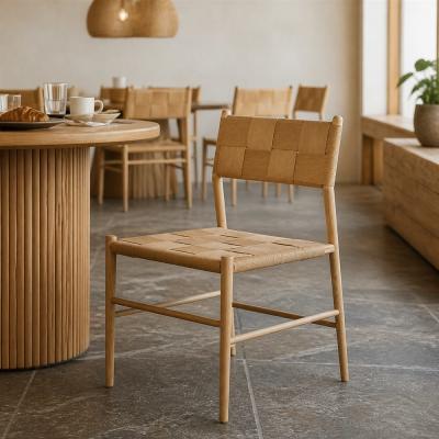 China Woven Solid Wood Dining Chair CYC-010 for sale