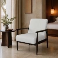 China Solid Wood Upholstered Armchair CYC-014 for sale