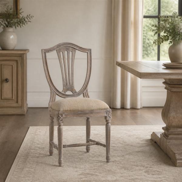 Quality Shield Back Upholstered Wood Dining Chair  CYC-052 for sale