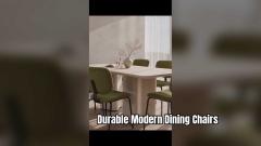 What makes a dining chair ideal for busy commercial spaces?