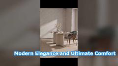 Why are curved wood dining chairs becoming a favorite in modern interiors?