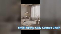 Can a lounge chair provide comfortable seating without taking up too much space?