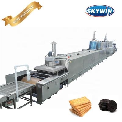Cina La linea di produzione molle del biscotto di larghezza 1000mm 50 kg/h - 2000 kg/h della fabbricazione di biscotti di Marie machien in vendita