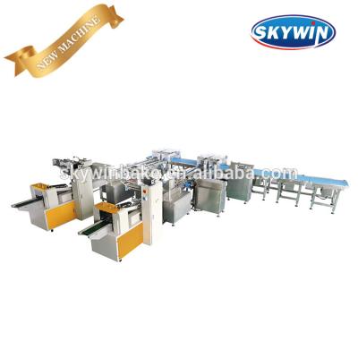 Cina impacchettatrice del pacchetto di 100~200bags/Min Chocolate Wafer Biscuit Flow in vendita