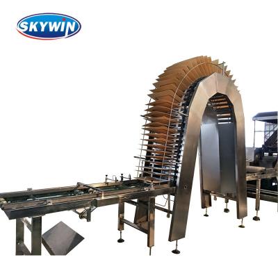 중국 80 kg/H 내지 200 kg/H 27Plates 초콜렛 웨이퍼 비스킷 생산 라인 판매용