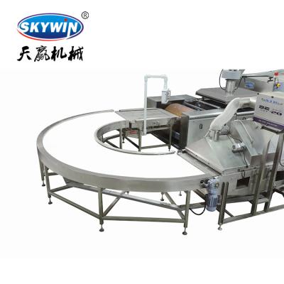 China SS304 180 Grad-Kurven-Maschine für die Keks-Plätzchen, die Maschine herstellen zu verkaufen