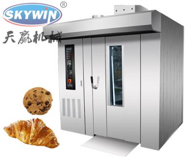 Cina Scaffale rotatorio elettrico Oven For Biscuit Bread Cake del riscaldamento a gas ed elettrico 64 dei vassoi in vendita
