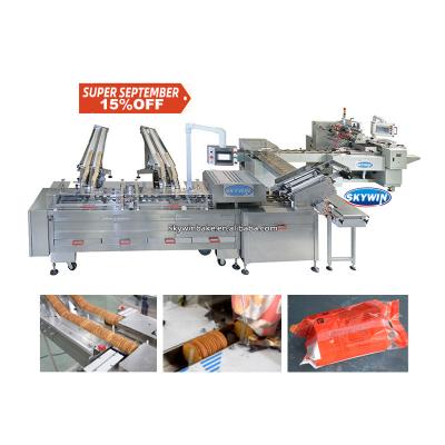 중국 스낵 식품 공장 아이스크림 초콜릿 샌드위치 기계 빵집 건빵 기계 판매용