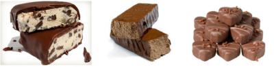 China Chocolate que reveste revistando a linha controle do PLC da máquina da transformação de produtos alimentares à venda