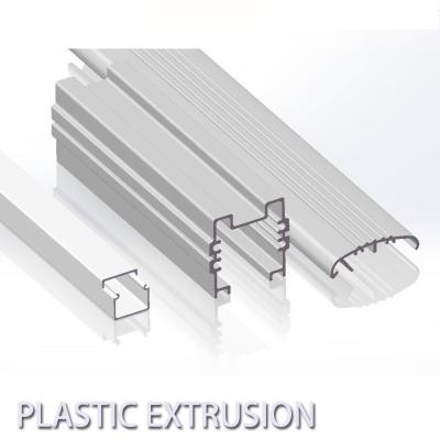 China PC ABS Alloy Or PVC And ABS Plastic Extrusion Profiles for sale