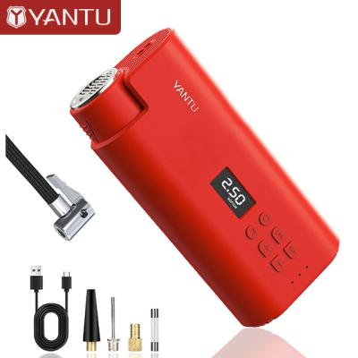 China 2000mAh*3 Battery YANTU A31 12v Cordless Portable Digital Tire Inflator for Universal Car Care for sale