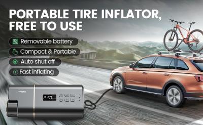 Cina YANTU A31 Inflatore digitale portatile senza fili 12V 150PSI per la rimozione dell'alta pressione in vendita