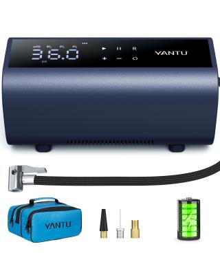 China 2017 YANTU A22 Inflator de pneus elétricos com design recarregável sem fio e fluxo de ar de 35LPM à venda