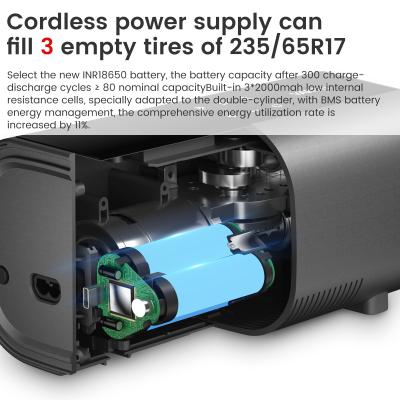 Cina 2017 YANTU A22 pneumatico elettrico gonfiatore con design ricaricabile wireless e 35LPM flusso d'aria in vendita