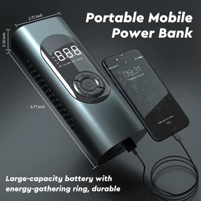 China YANTU AM32 Metal 150PSI Wireless Bike Portable Air Compressor with Powerbank Machine for sale