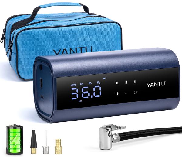 Quality Truck Tire Inflator YANTU A22 Cordless High Pressure Air Pump for Audi Car Fitment for sale