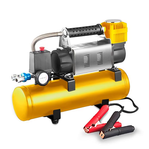 Quality flow YANTU AM48 RV Portable Air Pump Compressor with Air Tank for Dust Blowing Car Wheel Tyre Inflator 750W for sale