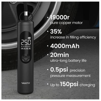 Cina Materiale ABS YANTU A23 Compressore d'aria per auto elettrica Perfetto per situazioni di emergenza in vendita
