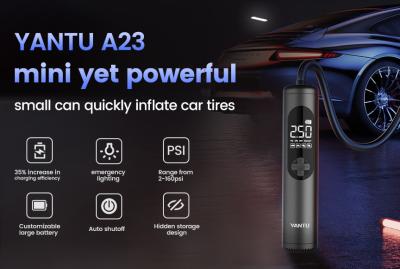 Cina Materiale ABS YANTU A23 Compressore d'aria per auto elettrica Perfetto per situazioni di emergenza in vendita