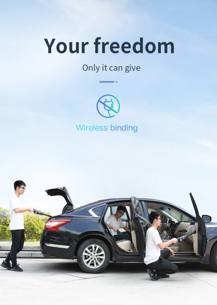 Quality Small Cordless Car Wash Vacuum Cleaner YANTU V01S Mini Rechargeable Wireless for sale