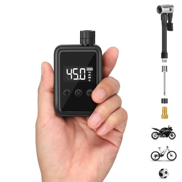 Quality YANTU AM51 Portable Digital Mini Electric Bicycle Motorbike Air Pump for Tyre Pumping for sale