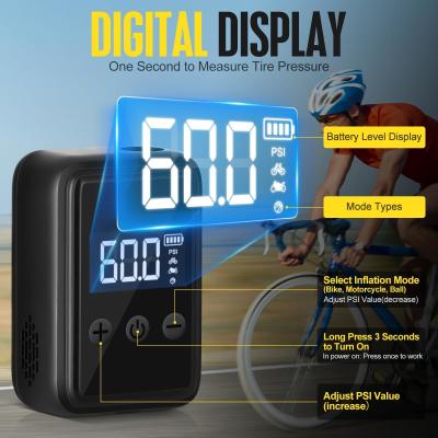 Cina YANTU AM51 Pompa d'aria portatile digitale mini bicicletta elettrica motocicletta per il pompaggio pneumatici in vendita