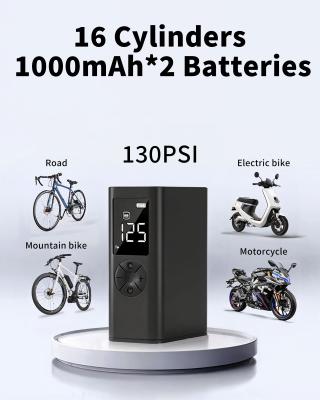 Cina Bicicletta elettrica portatile Motocicletta pompa d'aria compressore pneumatico gonfiatore YANTU K1 150psi in vendita