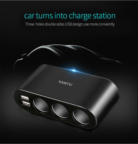 Quality Metal Wired Dual USB C Fast Car Charger with Voltage Monitoring and Charging for sale
