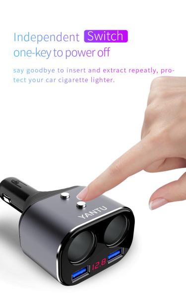 Quality YANTU L01 Fast Car Charger for Phone iPhone and Mobile USB Connection Type-C for sale