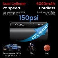China SUV Cordless Portable Air Compressor Pump with Digital Display and Automatic Function for sale