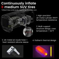 China SUV Cordless Portable Air Compressor Pump with Digital Display and Automatic Function for sale