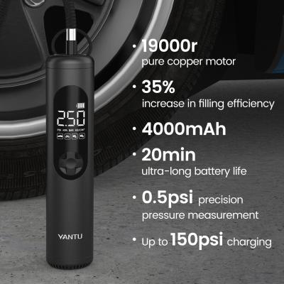 China Portable Type-C Interface Electric Air Pump for Inflating Air Mattresses and Car Tires for sale
