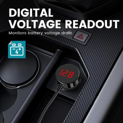 Cina 12V/24V Car Charger Adapter Cyberpunk Design Style 150W 2 porte USB 3 prese universali in vendita